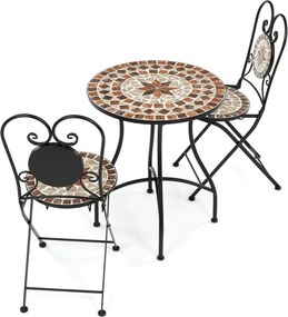 Zahradní set, kov, keramická mozaika, US1600 SET
