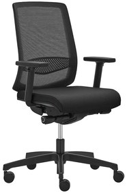 Kancelářská židle na kolečkách RIM VICTORY VI 1415 – s područkami, černá