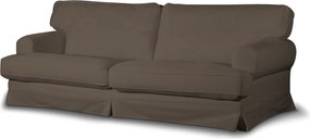 Potah na pohovku IKEA Ekeskog rozkládací barva hnědá látka pletený vzor