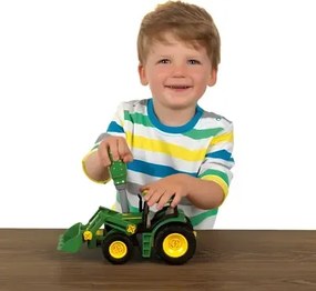 Traktor John Deere s natáčecím řízením a 2 přívěsy / Traktor / 2 přívě