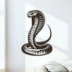dřevo života Dřevěný obraz Kobra Zvolte rozměr (cm): 44x60, Zvolte barvu dekoru: Wenge