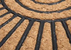 Hanse Home, Rohožka Mix Mats Cocos 105685 - na ven i na doma, 45x75 půlkruh, hnědá, chodba / předsíň