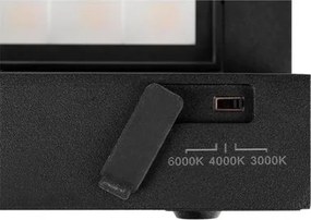 LED Venkovní nástěnné svítidlo LED/36W/230V 3000/4000/6500K IP54 černá