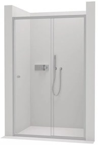Cerano Varone, posuvné sprchové posuvné dveře 90x195 cm, 6mm čiré sklo, chromový profil, CER-CER-DY505-90-195