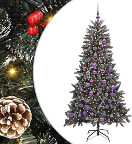 Umělý vánoční stromeček Zelená 180 cm PVC, plast a ocel 3395886