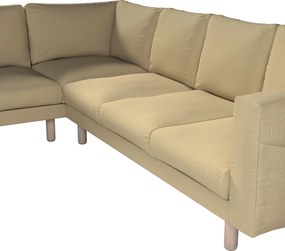 Potah na pohovku IKEA Norsborg rohová 5-místná barva zelená látka pletený vzor