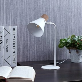 Stolní lampa Silva s korkovou dekorací, 32 cm