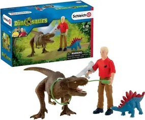 SCHLEICH Dinosaurs 41465 Útok Tyranosaura rexe / Sada figurek / od 4 l