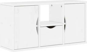 5 kusů TV skříněk s úložným prostorem bílá Borovicový masiv 3365379