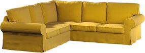 Potah na pohovku IKEA  Ektorp rohová barva žlutá látka sametová