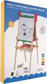 TEDDIES Tabule oboustranná / Dřevěná / Magnetická a křídová / 35x43 cm