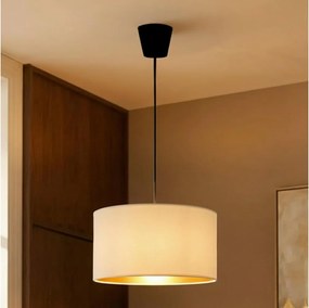 BRILAGI - Lustr na lanku VELVET 1xE27/60W/230V pr. 40 cm krémová/zlatá