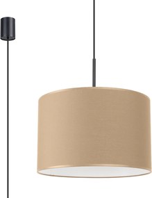 Sollux Lighting Závěsná lampa NEVIA béžová