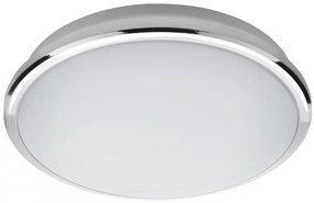 Sapho SILVER stropní LED svítidlo pr.28cm, 10W, 230V, denní bílá, chrom AU460