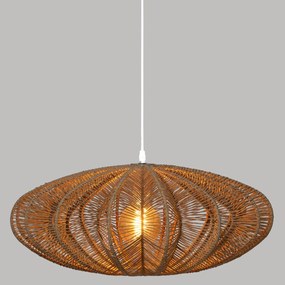 Pletená závěsná lampa Tery, Ø 57 cm