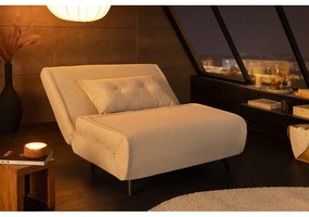 Massive home | Rozkládací lehátko SMART 100cm, béžové