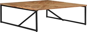 vidaXL Konferenční stolek 110 x 110 x 36 cm masivní mangovníkové dřevo [247699] Barva: Bílá