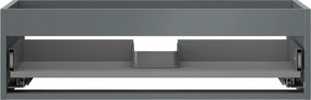 Mexen Box-A, závěsná skříňka 80 cm, 1 zásuvka, grafitová matná, 91AX0-0800-235-1-66