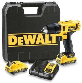 DeWALT - 12V AKU vrtací šroubovák, 2x aku 2,0 Ah Li-Ion, nabíječka DCD710D2