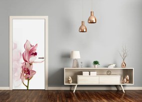 Fototapeta na dveře Růžová orchidej 95x205 cm