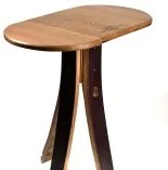 Nábytek ze sudu Kavárenský stůl oválný dřevo: dub 70x46x76 cm