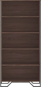 Knihovna hnědý dub 80 x 31 x 169 cm kompozitní dřevo 3295316