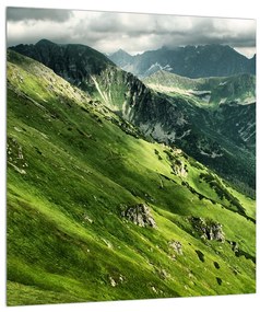 Obraz horské krajiny (30x30 cm)