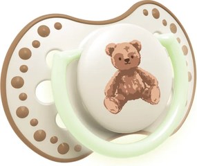 LOVI Dudlík svítící silikonový dynamický TEDDY LOVE 0-6m 2ks