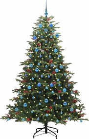 Umělý vánoční stromeček Zelená 210 cm PVC, kov a plast 3395566