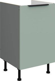 ARIA sa | dolní skříňka 50 ZL 1F dřezová | 50 cm | ANTI FINGERPRINT povrch | antracit/aquamarine