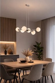 Brilagi - Lustr na lanku MALONY 6xE14/20W/230V lesklý chrom