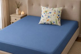 Bellatex Jersey LUX Modrá 200x220 cm