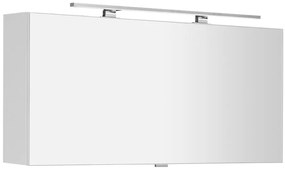 Sapho CLOE 120 x 50 x 18 cm CE120 galerka s LED osvětlením bílá