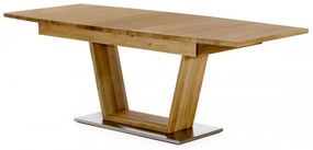 Vystavený jídelní stůl PINOT 160 x 90 cm– dub lak