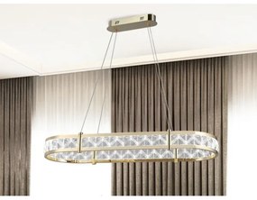 LED Stmívatelný lustr na lanku ENRIQUE LED/50W/230V 3000-6000K +dálkové ovládání