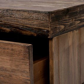 AUTRONIC Konferenční stůl, 120x60 cm, MDF deska, masiv borovice, kov, černý lak