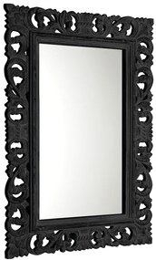 Sapho SCULE zrcadlo ve vyřezávaném rámu 70x100cm, černá - IN167