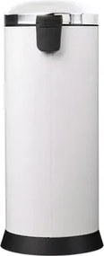 Rossignol Bomba 91041 bílý / Pedálový koš / 30 L / RAL 9016