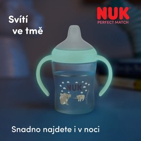 NUK Lahvička na učení svítící Perfect Match koala