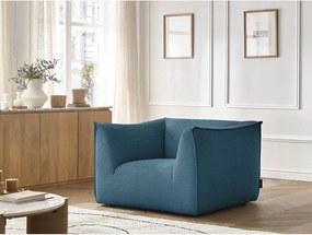 Modré manšestrové křeslo Giorgia – Bobochic Paris