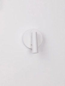 Matně bílé hliníkové LED bodové svítidlo s ohybatelnou konstrukcí 7x10 cm Tico – Nova Luce