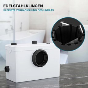 Přečerpávací stanice Wiltec – 600 W, 10 m, bílá (50741)