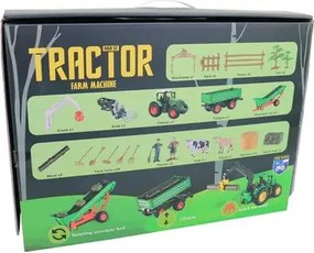 MaDe 16353 Traktor s farmou a příslušenstvím, 45 kusů / od 3 let