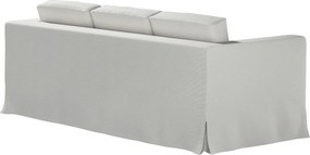 Potah na pohovku IKEA  Karlanda 3-místná nerozkládací, dlouhý barva šedá látka pletený vzor