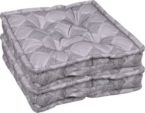 Go-De Textil Sada zahradních podsedáků Raute (polštářek, 2 kusy, šedá)