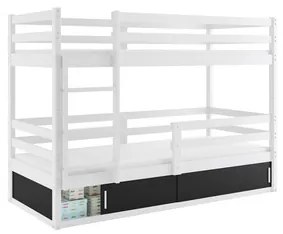 Dětská postel BINGO 80x190 cm Bílá - Černá