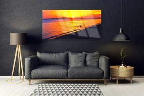 akrylový obraz Moře Slunce Pláž Krajina 120x60 cm