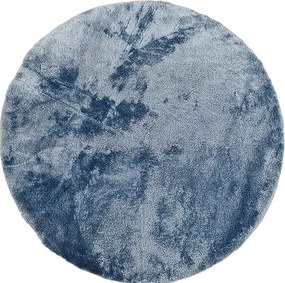 HU Kruhový modrý koberec Plush Deluxe Modry-kruh Rozměr: 60x60 cm