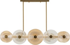 Designové závěsné svítidlo Sakuruta 116 cm zlaté