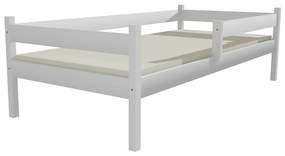 Dětská postel masiv 027 borovice masiv 90 x 200 cm bílá